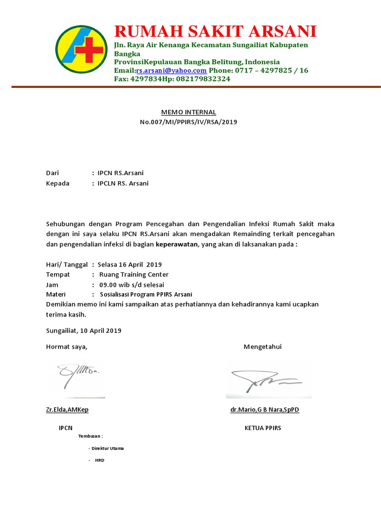 Sosialisasi Program PPIRS RS Arsani | PDF | Sains & Matematika