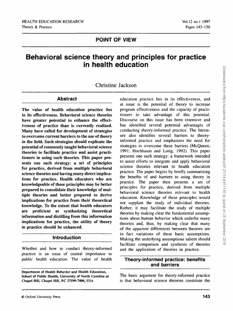 Principles For Practice | PDF | Social Group | Behavior