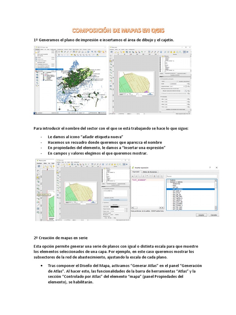 Composición de Mapas en Qgis | PDF