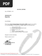 Pull Out Letter Format 2019 | PDF