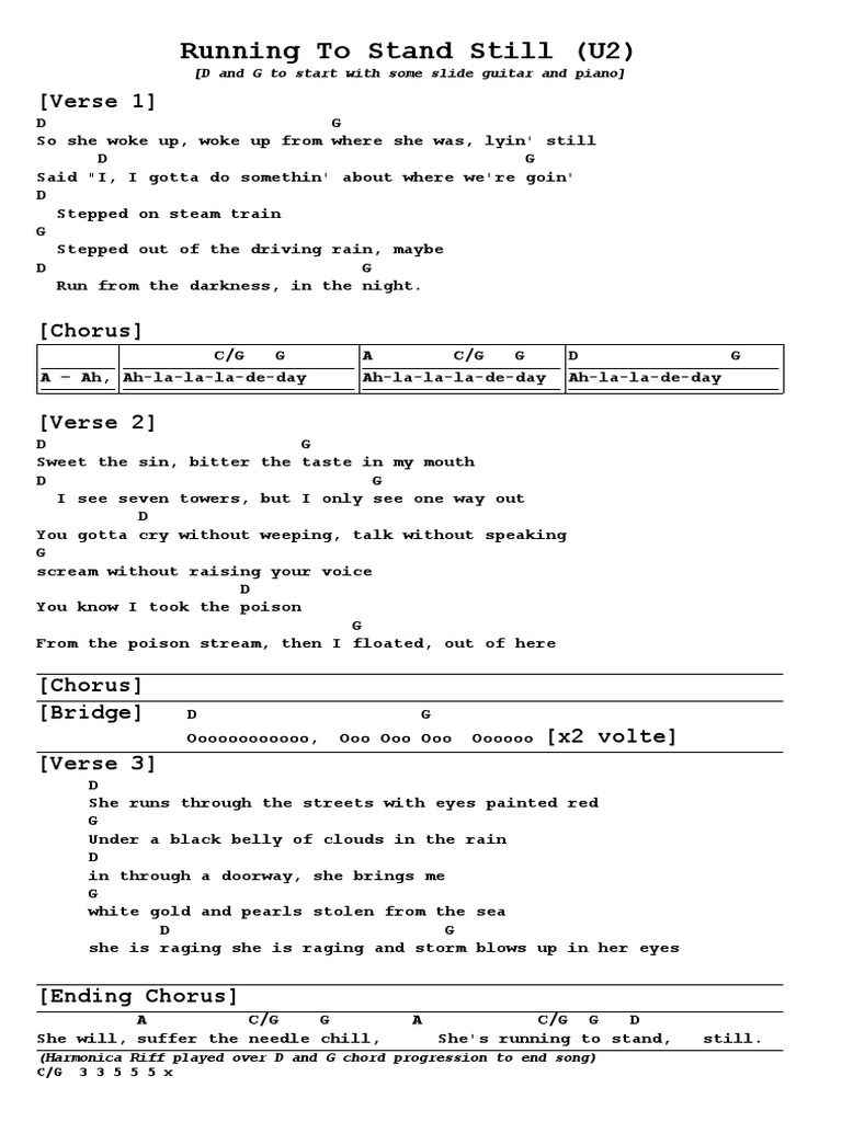 Running To Stand Still | PDF