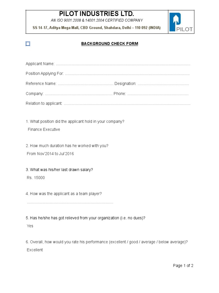 BGC Form | PDF | Government | Business