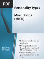 MBTI Answer Sheet 1 | PDF | Social Psychology | Mental Processes