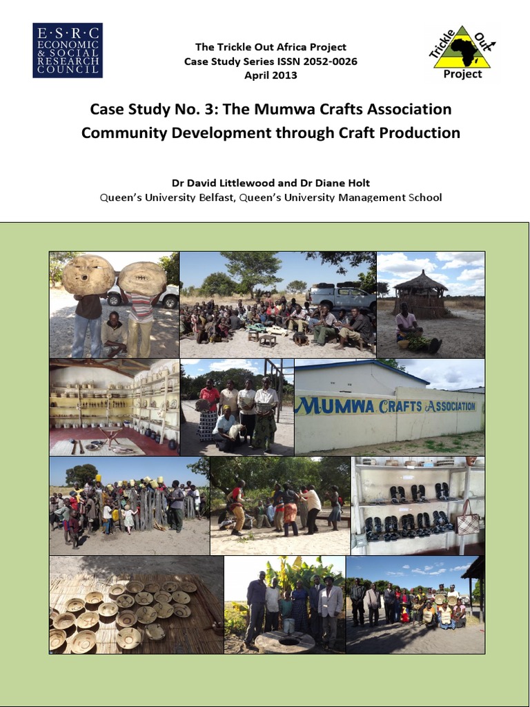 Case Study - 3 - Mumwa Crafts Association - Community Development ...