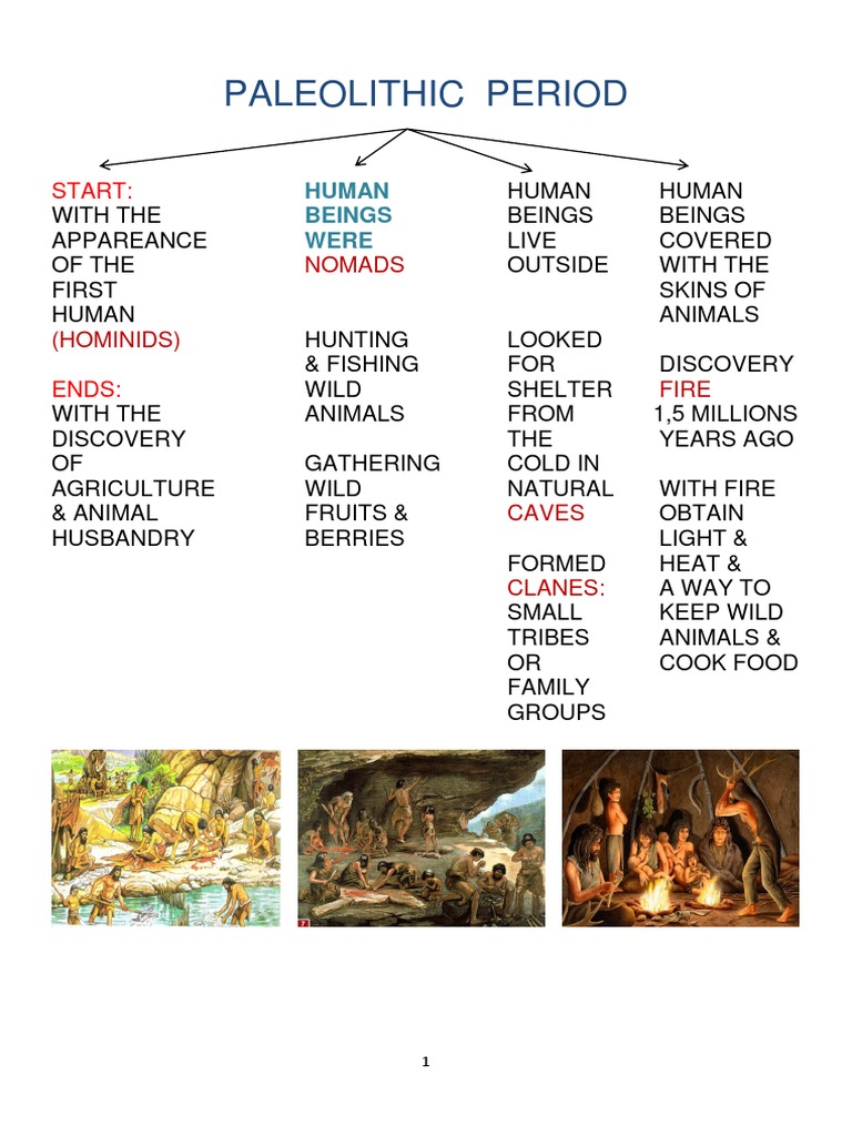 Paleolithic Period | PDF | Paleolithic | Archaeology
