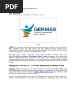 Mengenal Makna Logo GERMAS | PDF
