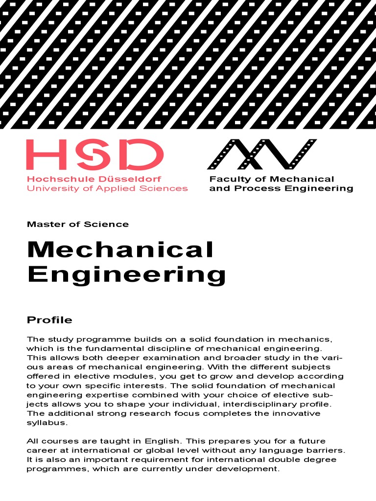 Faculty of Mechanical and Process Engineering | PDF | Mechanical ...