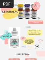 Dosis dan Efek Samping Ketorolac | PDF