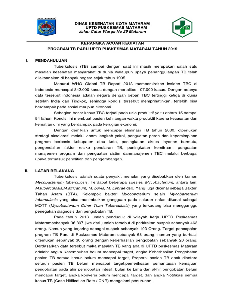 KAK Program TB | PDF