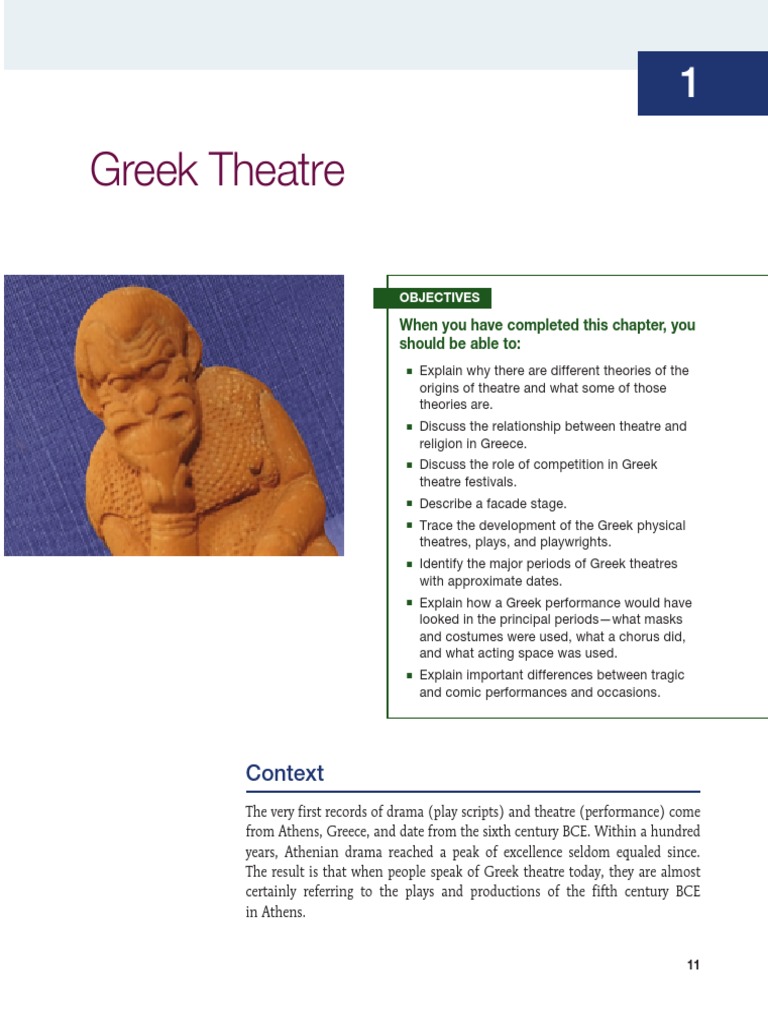The Greek Theater | PDF | Sophocles | Aeschylus