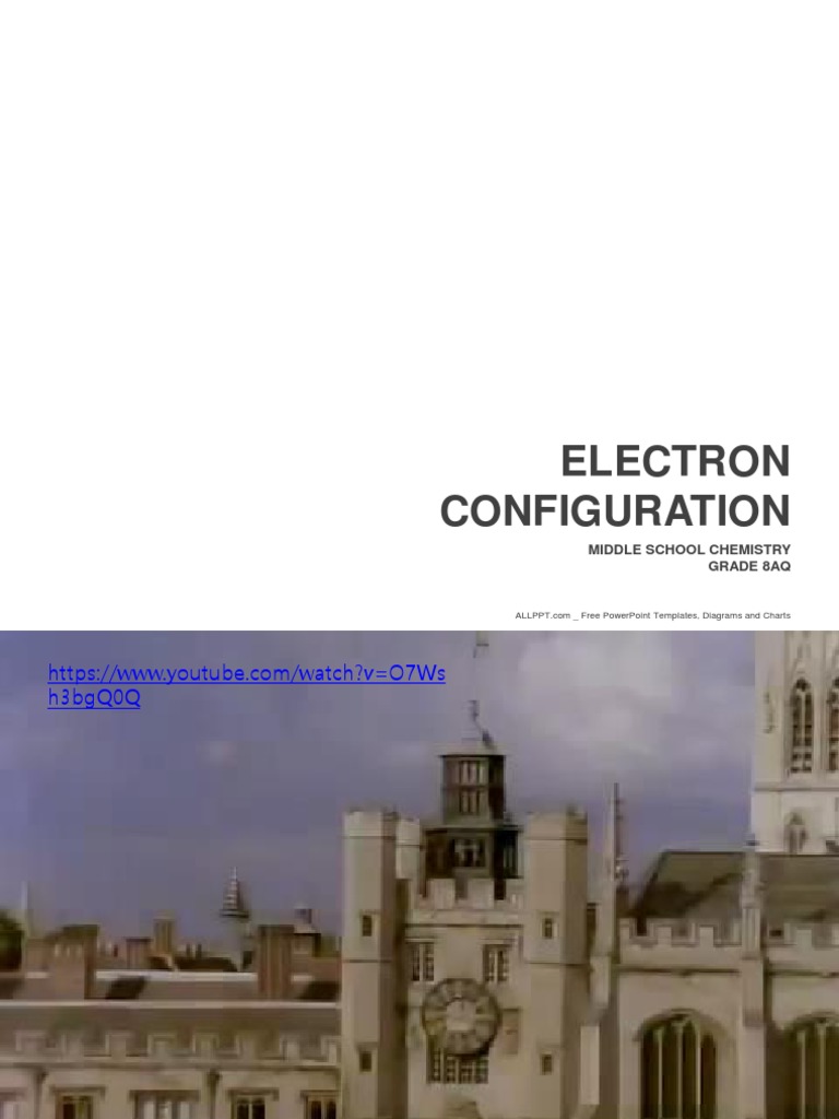 Electron Configuration: Middle School Chemistry Grade 8aq | PDF ...