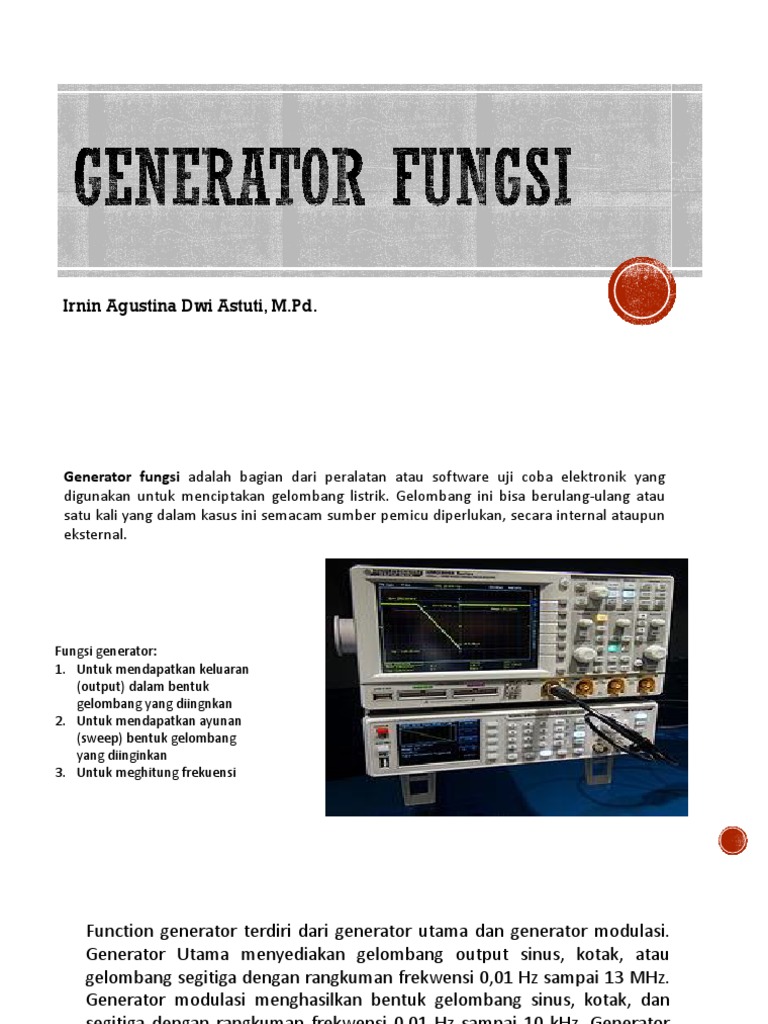 Makalah Function Generator | PDF