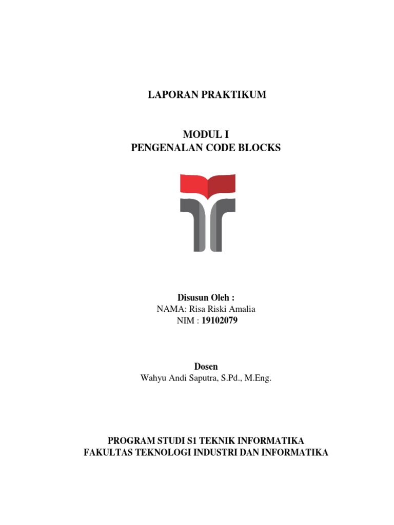 Laporan Praktikum CODE::BLOCKS | PDF