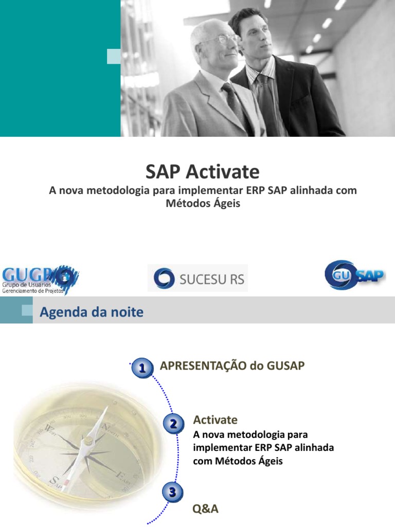 Metodologia SAP Activate | PDF | Sap Se | Planejamento de recursos ...