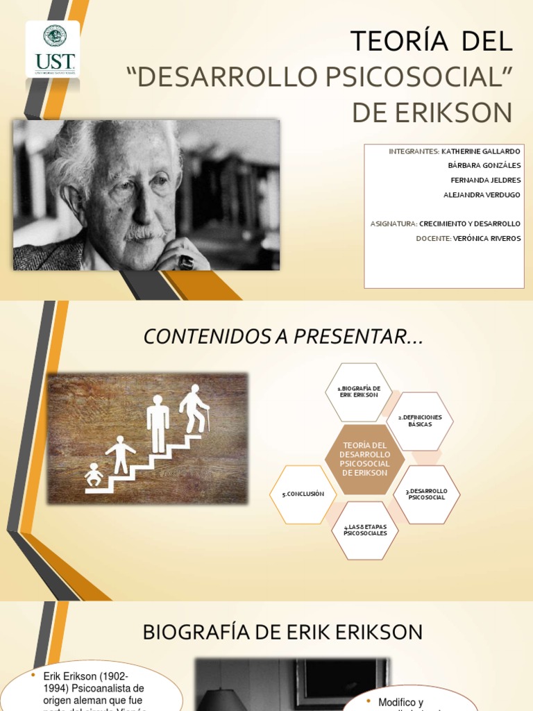“Desarrollo Psicosocial” De Erikson: Teoría Del | Adultos | Ciencias ...