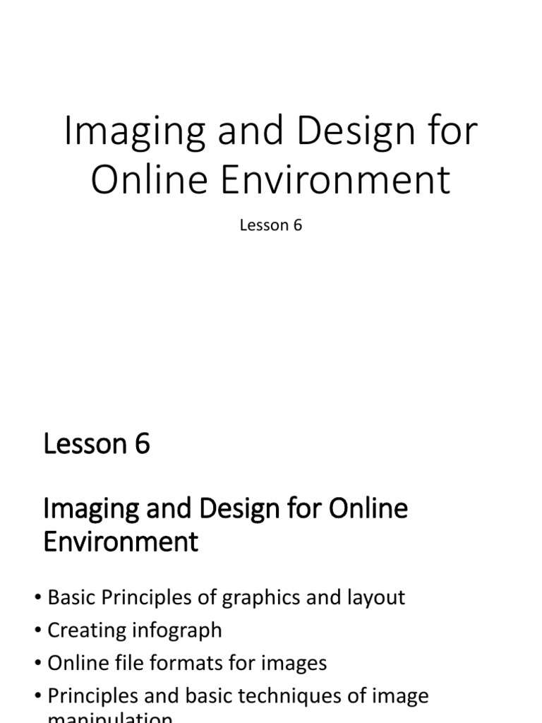 Imaging and Design for Online Environments: Principles of Graphics ...