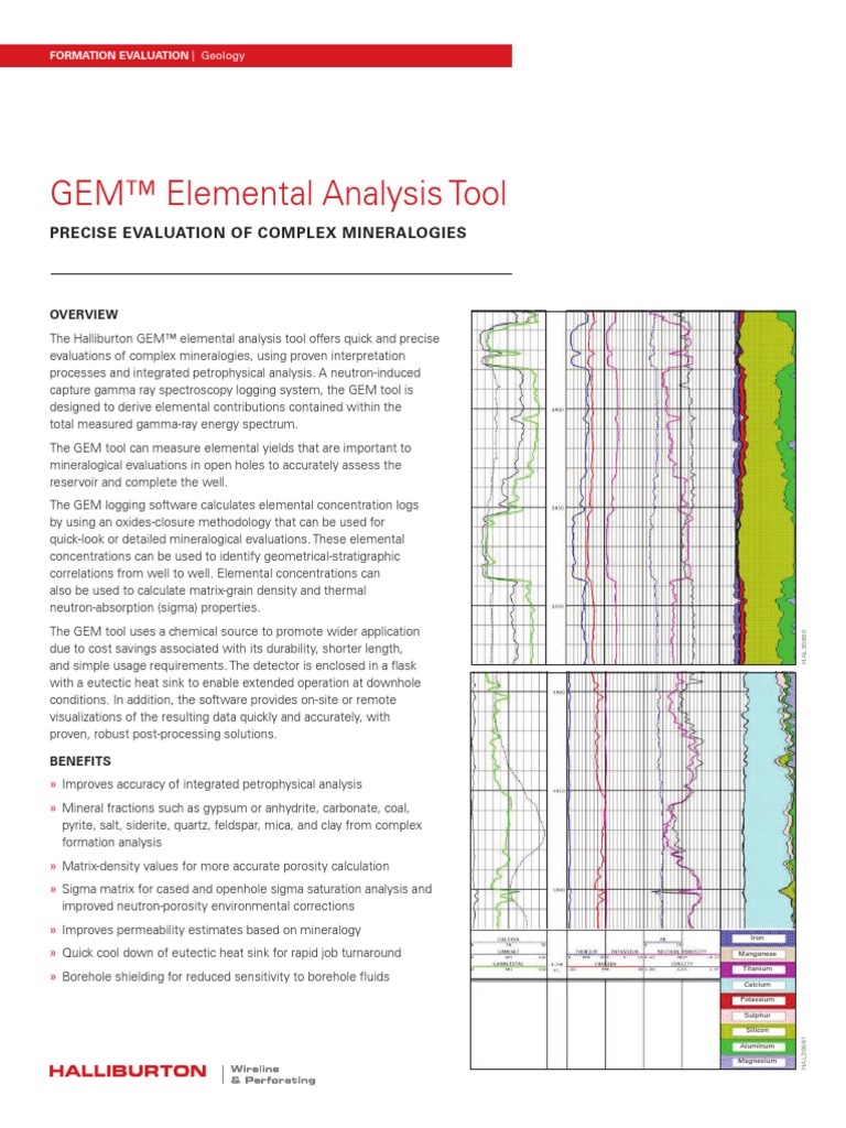 GEM Elemental Analysis Tool PDF | PDF | Chemical Substances | Physical ...