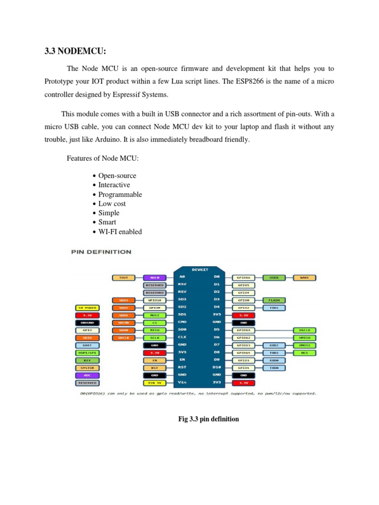 Nodemcu | PDF | System On A Chip | Microcontroller