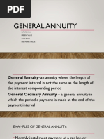 Understanding General Annuities | PDF | Present Value | Interest