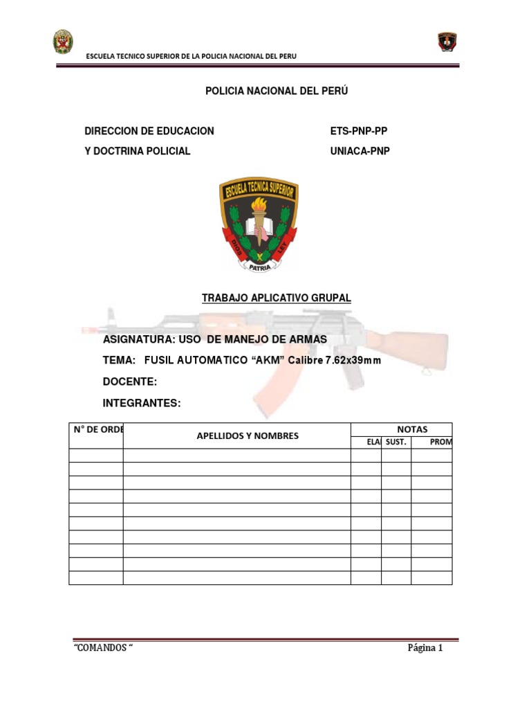 El Akm | PDF | Armas de proyectiles | Proyectiles