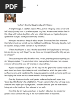 Mufaro's Beautiful Daughters: A Tale | PDF