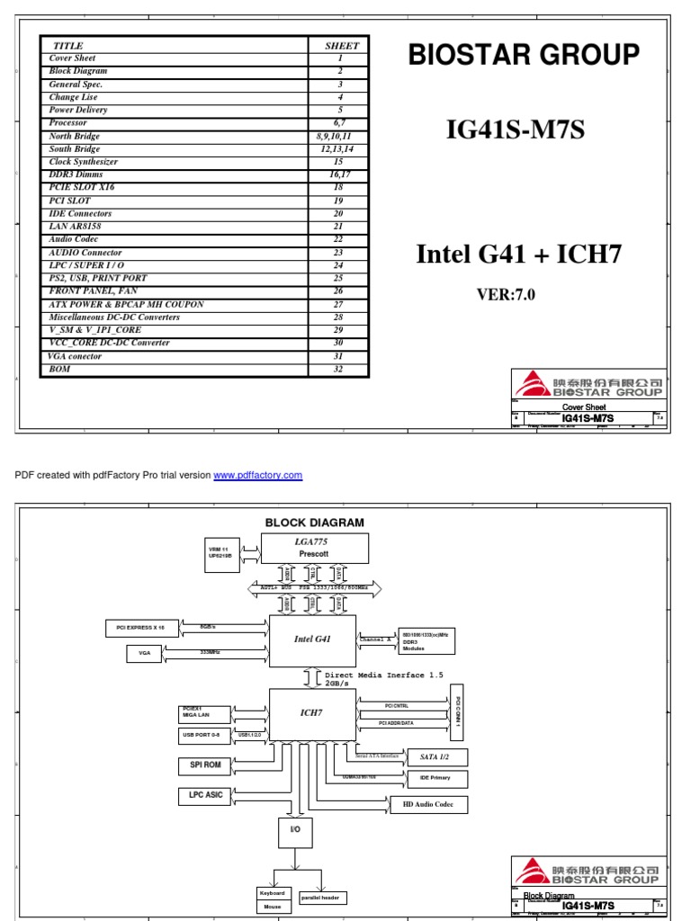 Biostar G41D3C Motherboard Overview | PDF | Computer Related ...
