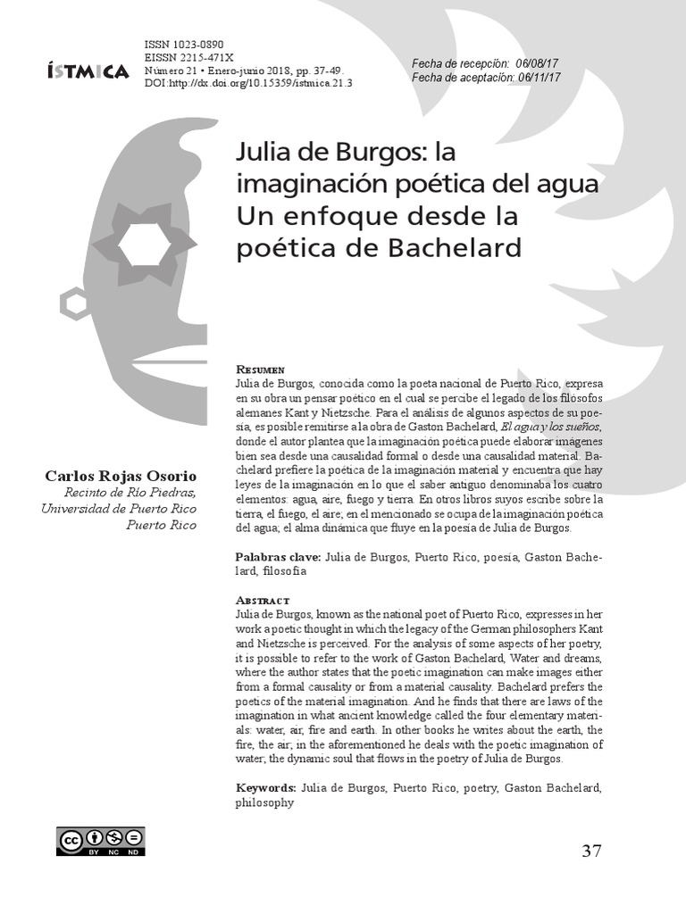 Julia de Burgos | PDF | Inmortalidad | utopía
