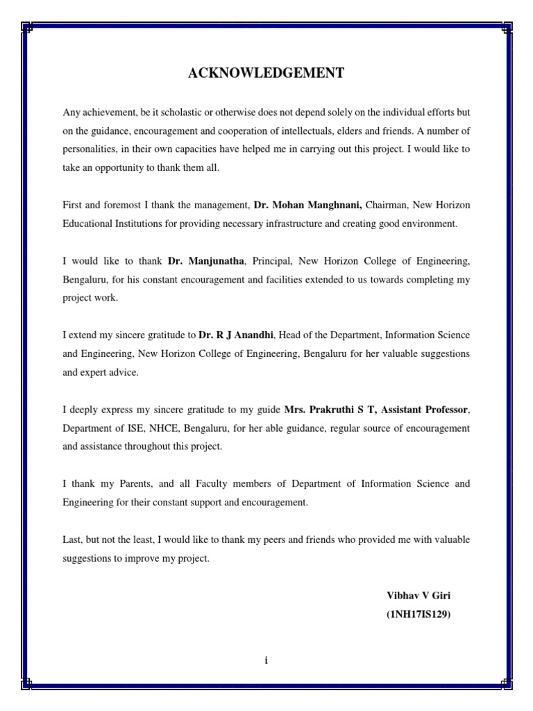 Acknowledgement, Abstract, Other Front Pages | PDF | Telecommunication ...