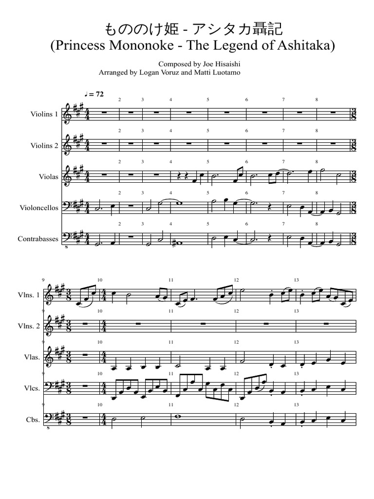 Princess Mononoke - The Legend of Ashitaka | PDF | Sports | Violence