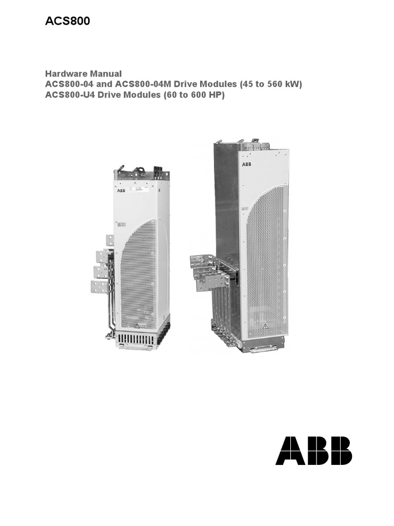 Abb Acs800-U4 Manual | PDF | Coaxial Cable | Electromagnetic Compatibility