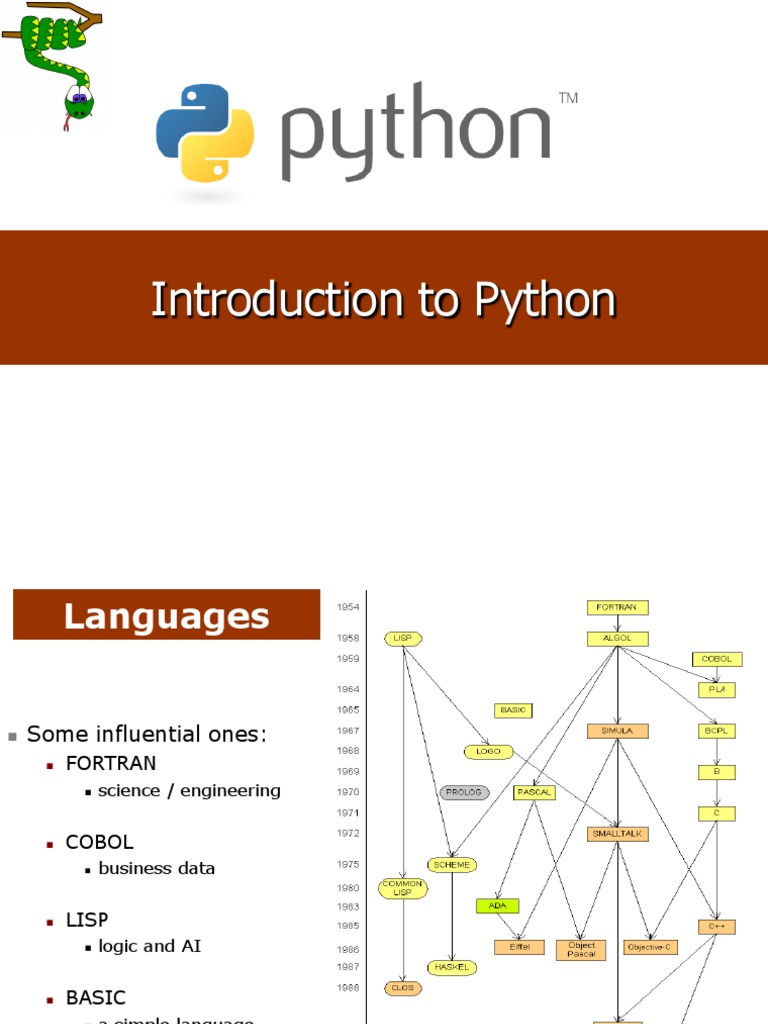 Introduction To Python | PDF | Programming Language | String (Computer ...