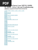 Xerox Printer Fault Codes | PDF | Email | Fax