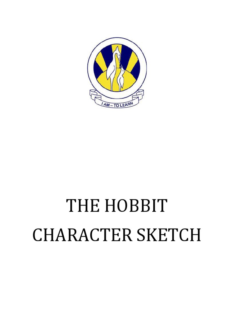 Hobbit Character Sketch | PDF | Bilbo Baggins | The Hobbit