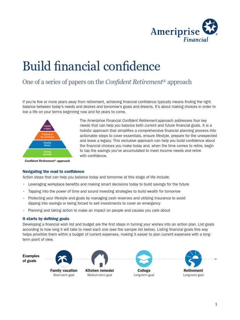 Build Financial Confidence: One of A Series of Papers On The Confident ...