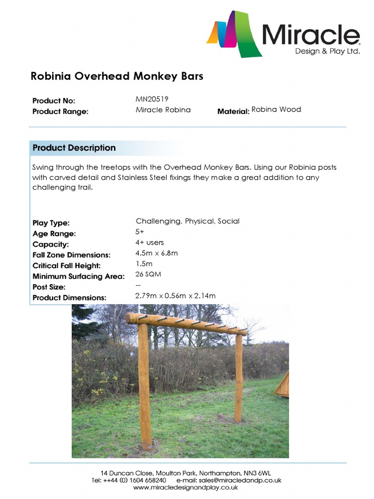 Overhead Monkey Bars | PDF