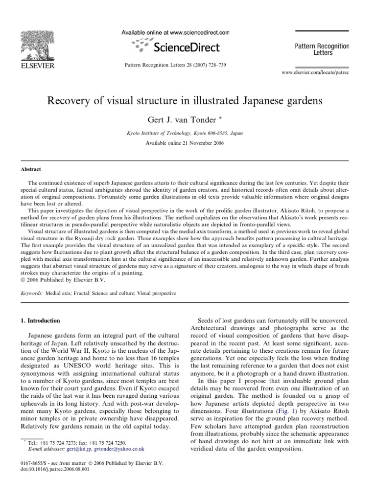 Recovering Visual Structure in Japanese Gardens | PDF | Perspective ...