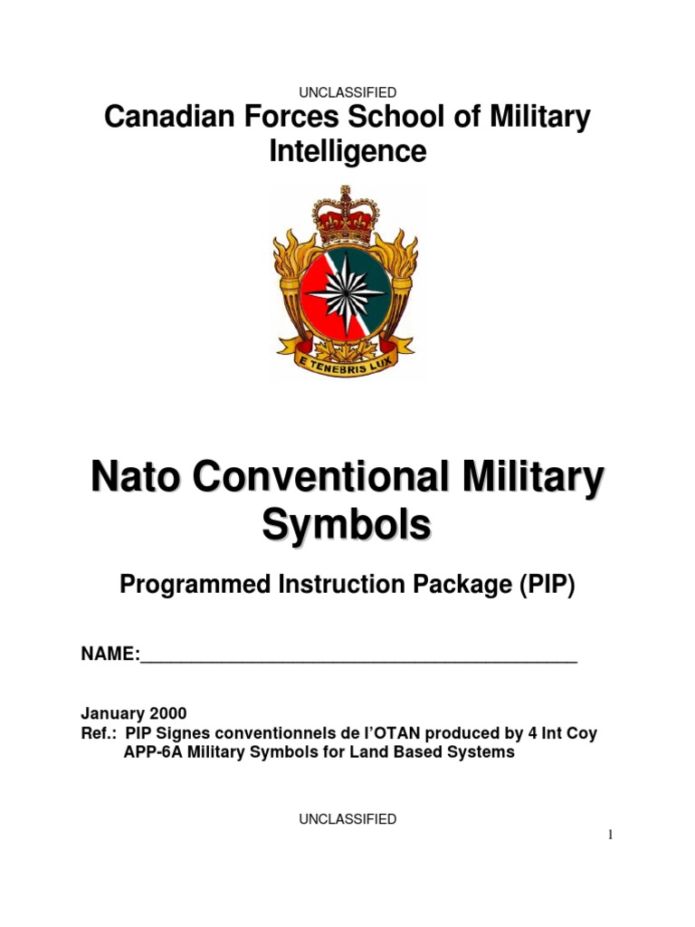 NATO Map Symbol (Canadian) Programmed Instruction Package Jan 2000 ...