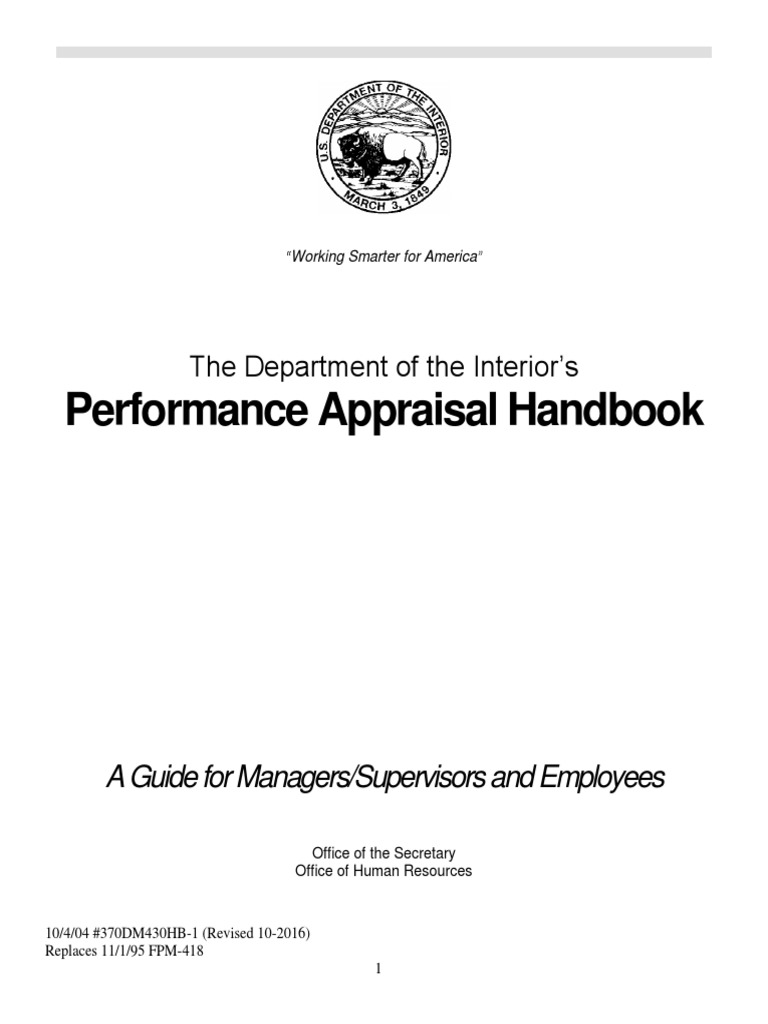 Performance Management Handbook 2017 1 PDF | PDF | Employee Retention ...
