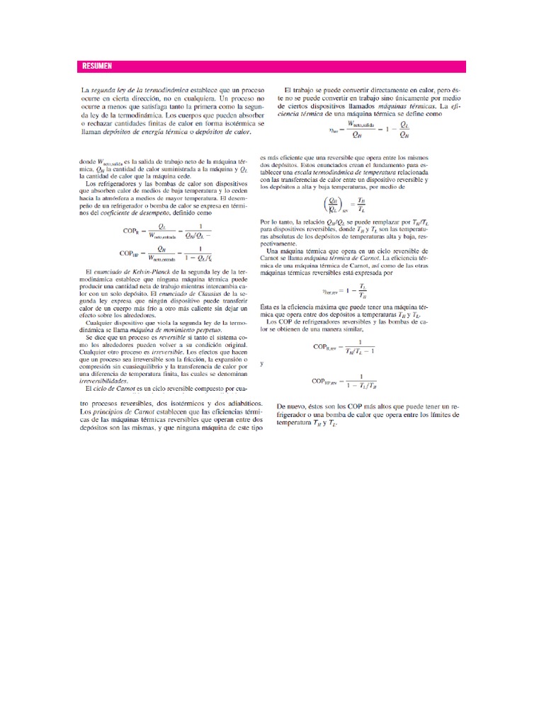 Formulas Cengel | PDF