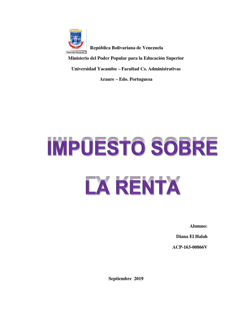 ISLR | PDF | Reaseguro | Impuestos