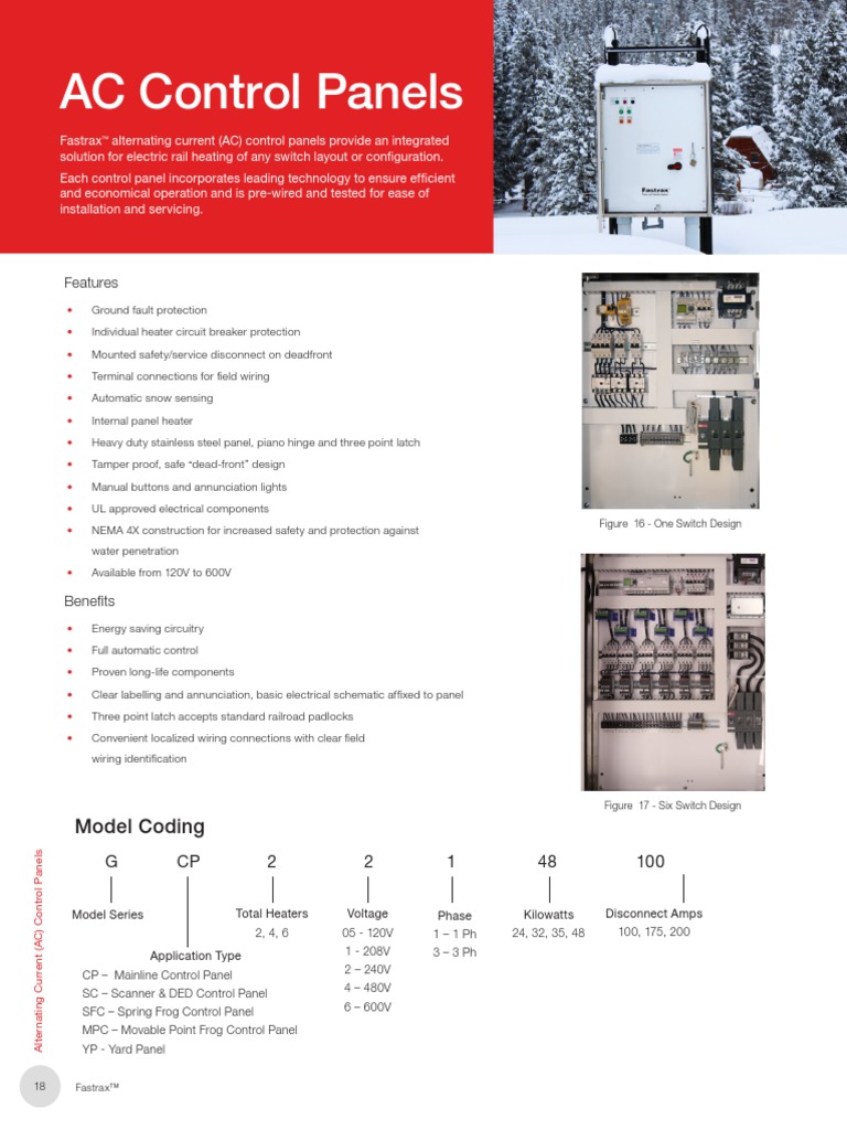 AC Control Panels: Model Coding | PDF | Switch | Direct Current