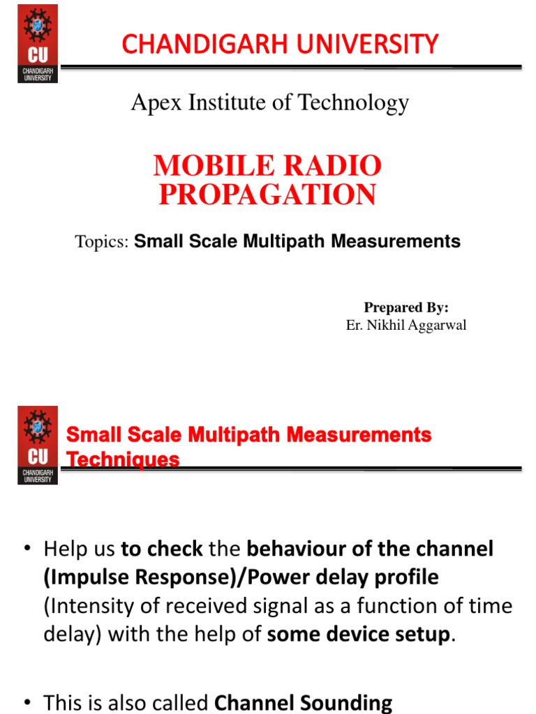 Small Scale Measurement Techniques | PDF | Detector (Radio) | Broadcast ...