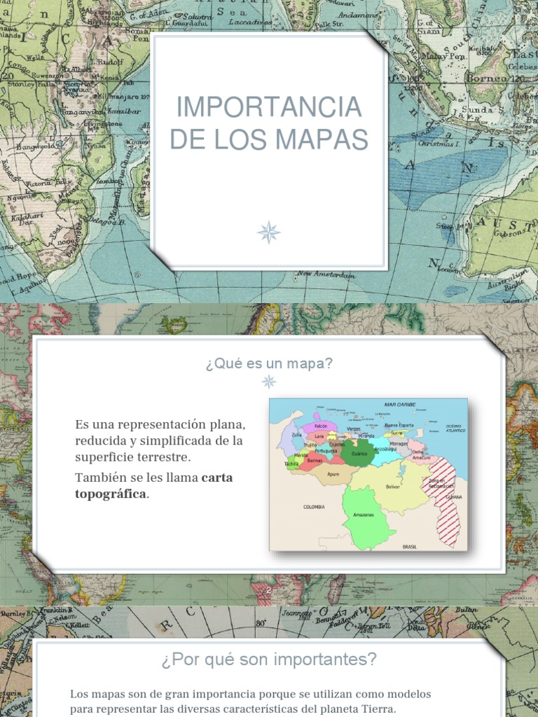 Importancia de Los Mapas | PDF | Sistema de información geográfica | Mapa