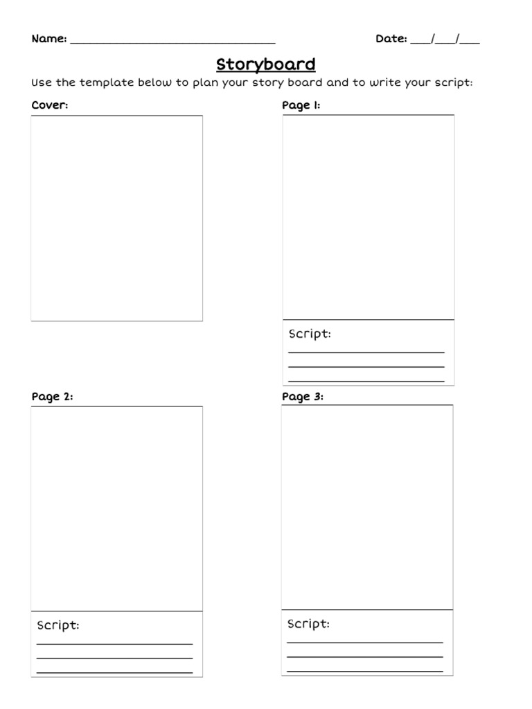 Storyboard Template | PDF