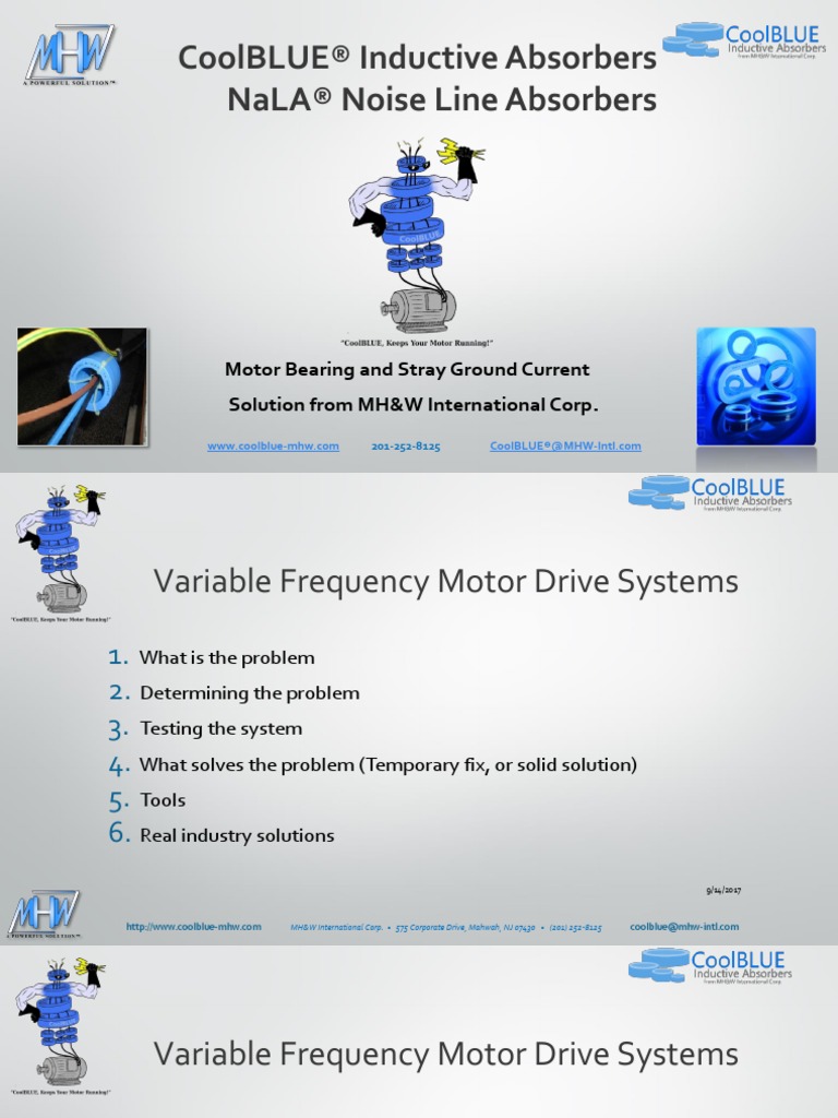 CoolBLUE Inductive Absorbers Presentation | PDF | Inductor | Electric Motor