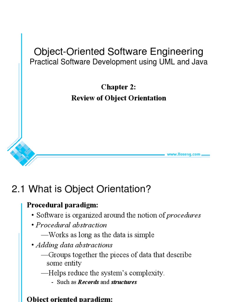 Object-Oriented Software Engineering: Practical Software Development Using UML and Java | PDF ...