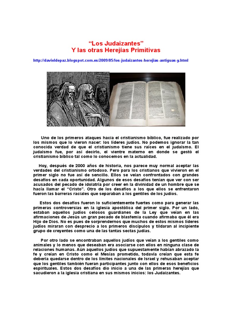 04 Los Judaizantes | PDF | Pablo el apóstol | espíritu Santo