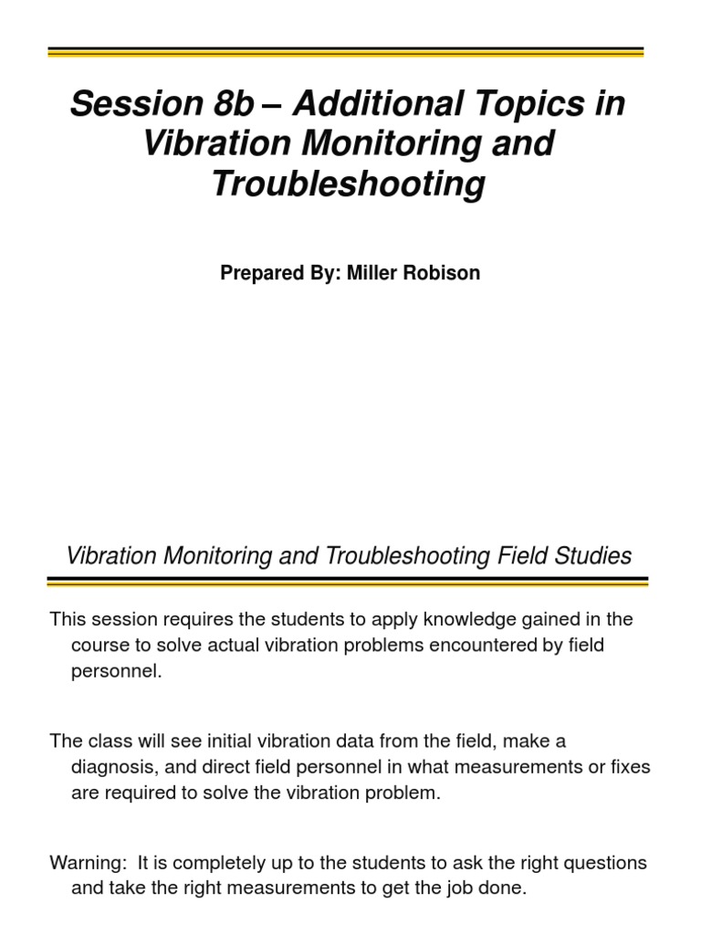 Vibration Case Studies | PDF | Turbine | Low Pass Filter