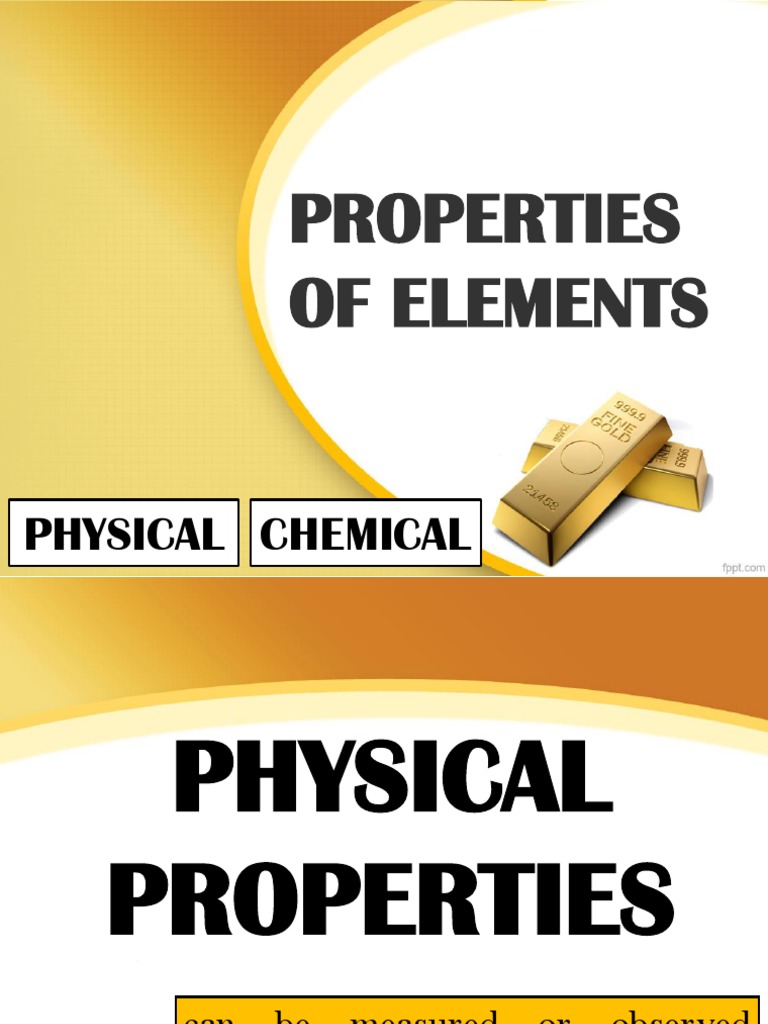 Lesson 2 (Properties of Elements) | PDF
