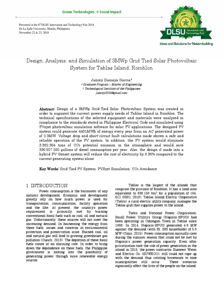 Paper 9 PDF | PDF | Photovoltaic System | Solar Power